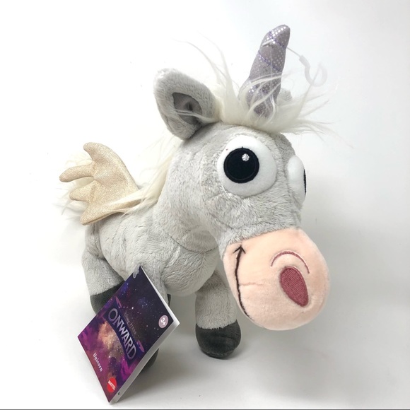 Disney | Toys | Disney Pixar Mattel Onward Unicorn Soft Stuffed Plush ...